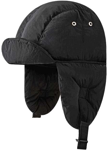 Winter Warm Down Trapper Hat with Ear Flaps, Lightweight Aviator Hat ...