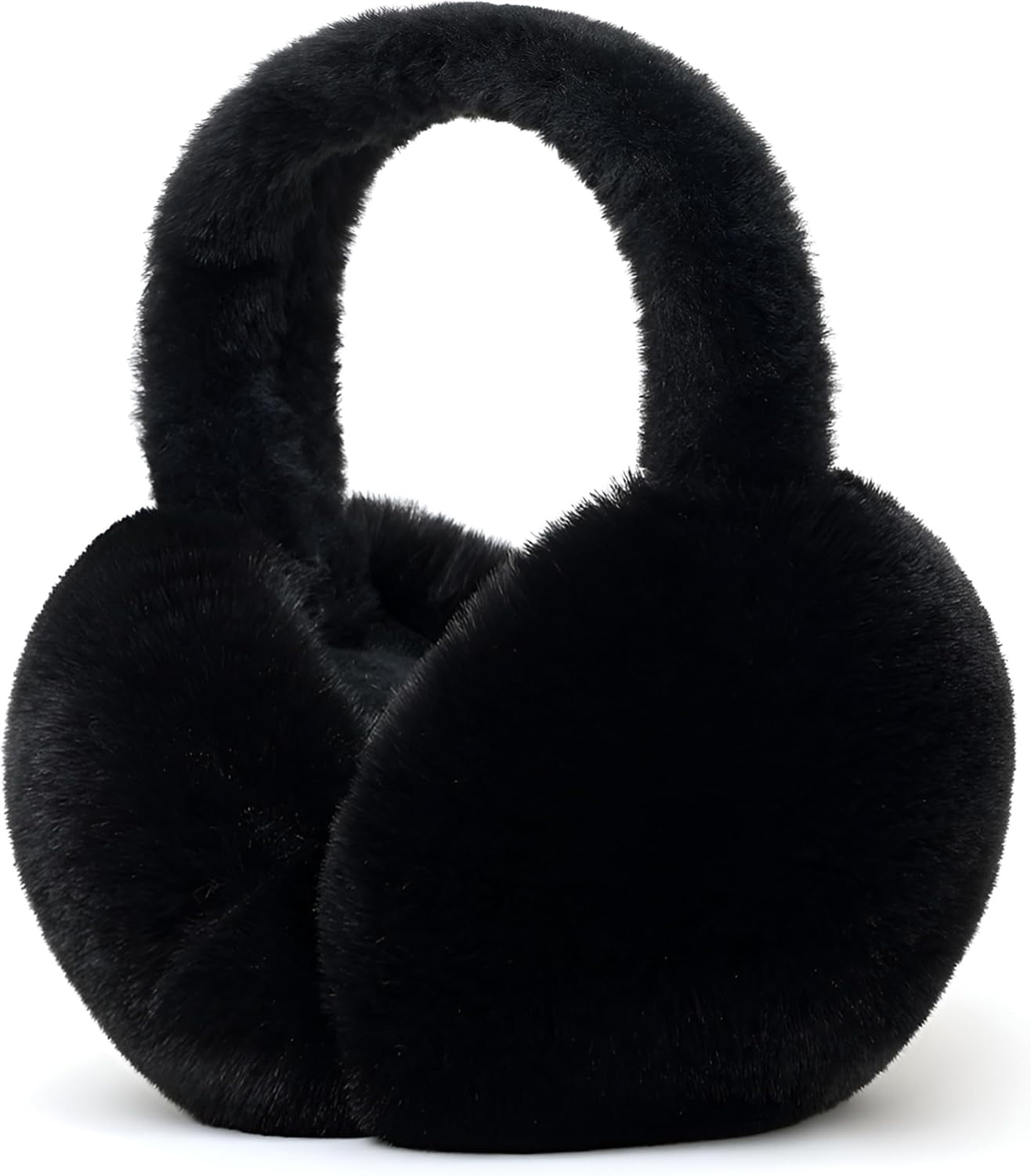 Winter Warm Ear Muffs for Women Foldable Earmuffs Fluffy Soft Ear ...