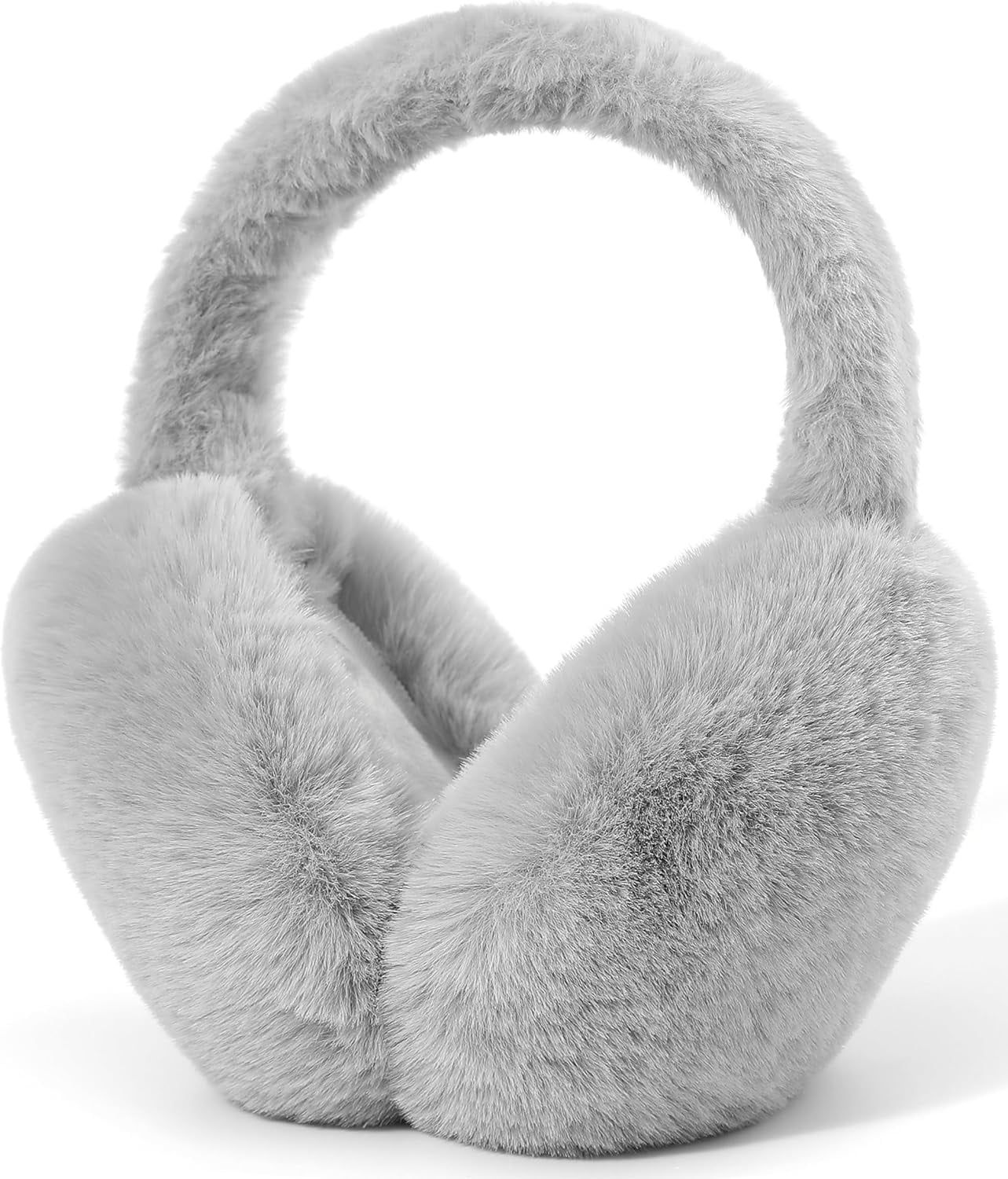 Winter Warm Ear Muffs for Women Foldable Earmuffs Fluffy Soft Ear ...