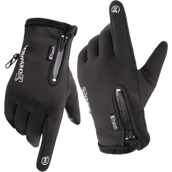 1 Packs Ski Gloves Winter Warm Gloves Touchscreen Cold Weather Driving ...