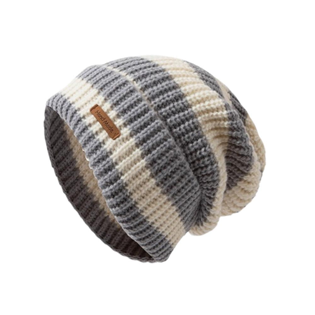 Winter Warm Hats For Women Stacking Knitted Bonnet Caps Soft Woolly ...