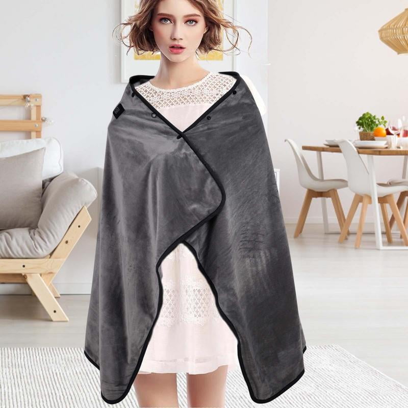 Winter Warm Heating Blanket Electric Shawl With USB Interface ...