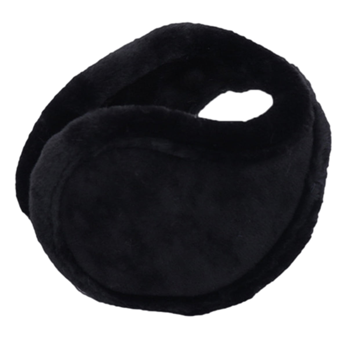 Winter Warm Outdoor Earmuffs, Foldable Ear Warmers Knit Furry Fleece ...