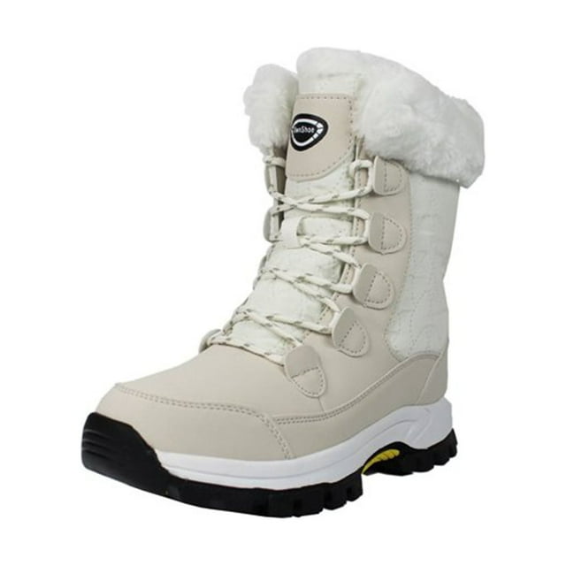 Winter Warm Women's Snow Boots: Comfortable, Waterproof Hiking and ...
