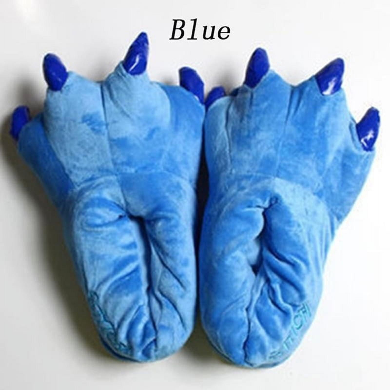 Winter Warm Soft Indoor Floor Slippers Women Men Shoes Paw Funny Animal ...