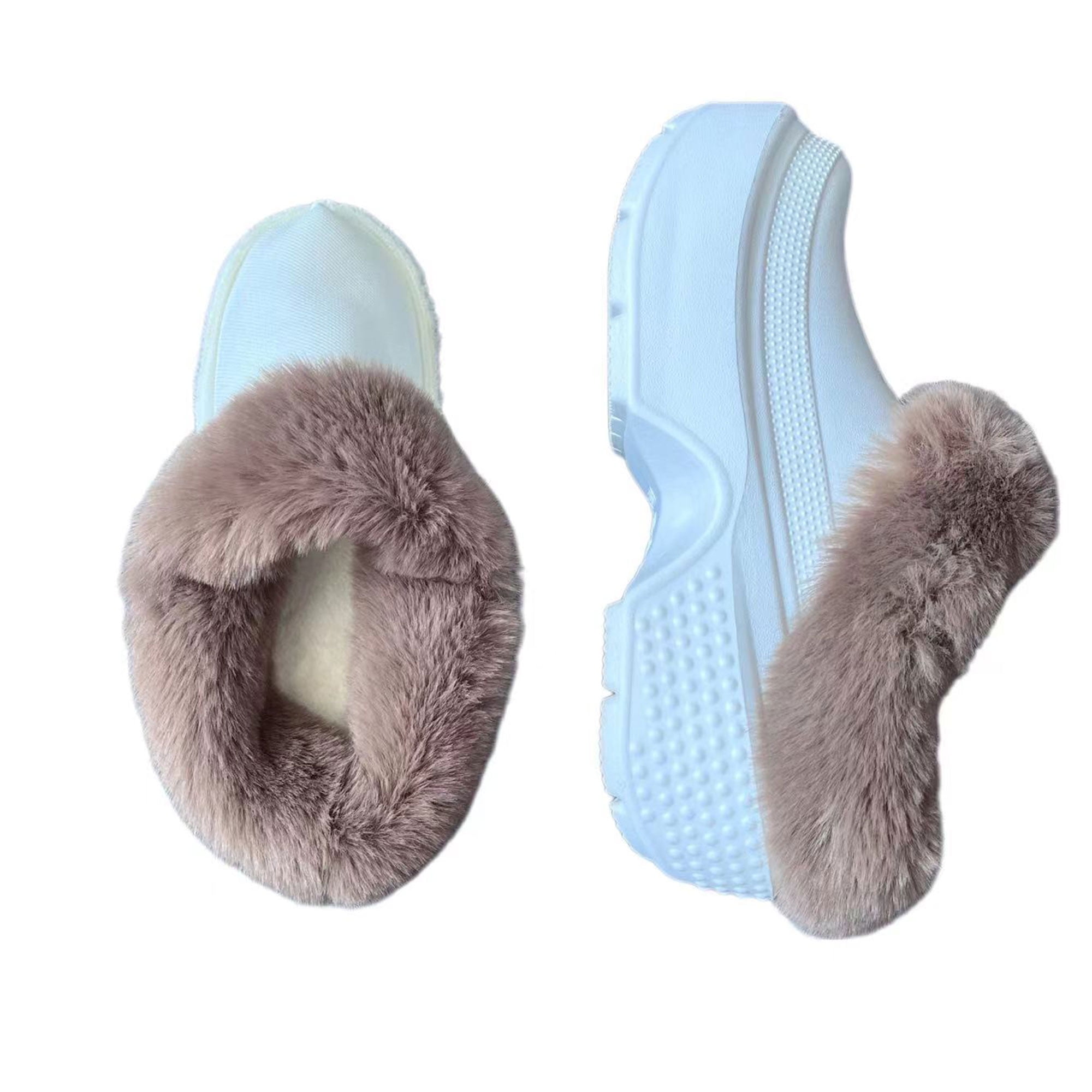 Winter Warm fur lining Shoes Insoles Plush Insole for Women Men Shoe ...