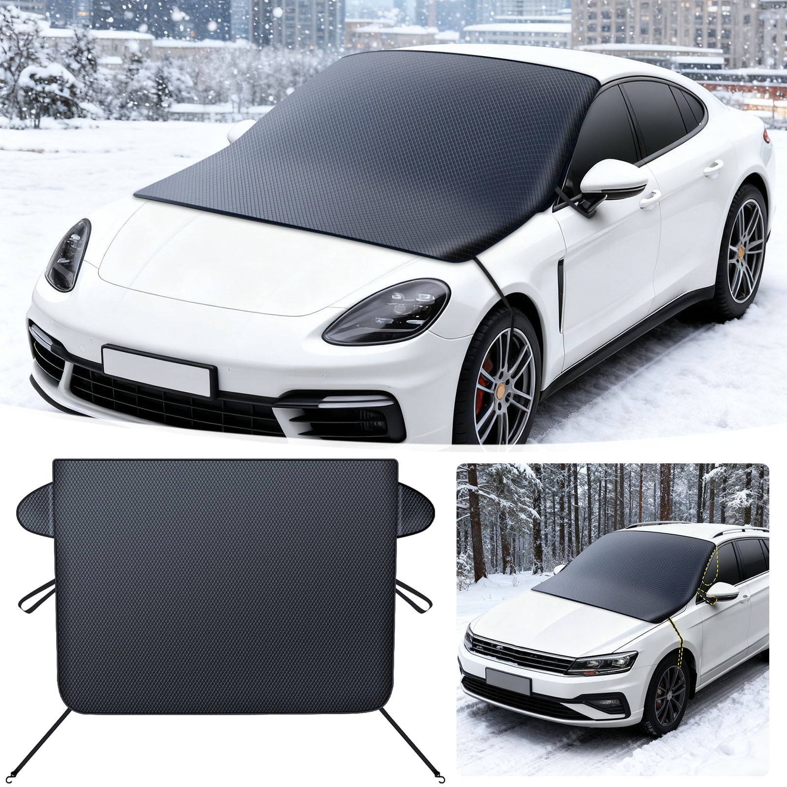 Winter Waterproof Oxford Fabric Windshield Snow Shield - Car Front ...