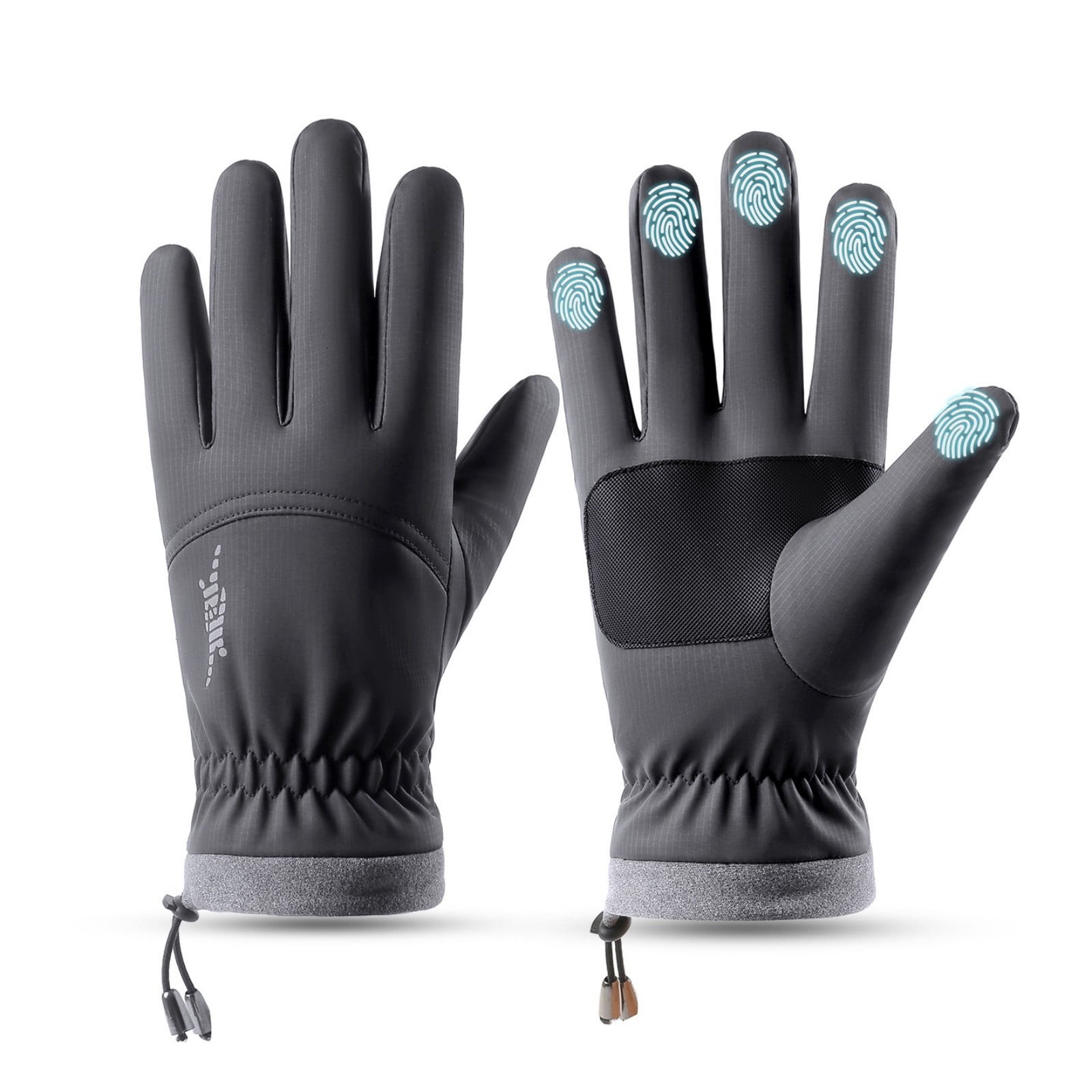 Winter Waterproof Ski Snow Warm Gloves for Women Men, Windproof Cold ...
