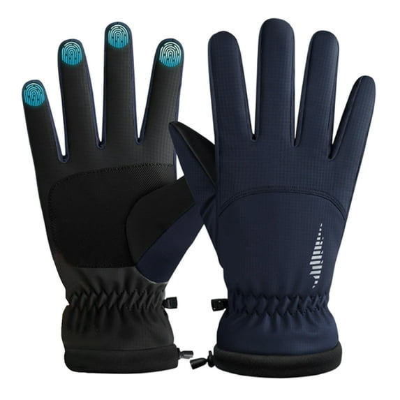 Winter Windproof Gloves Men Women, Waterproof Warm Ski Gloves for Cold ...
