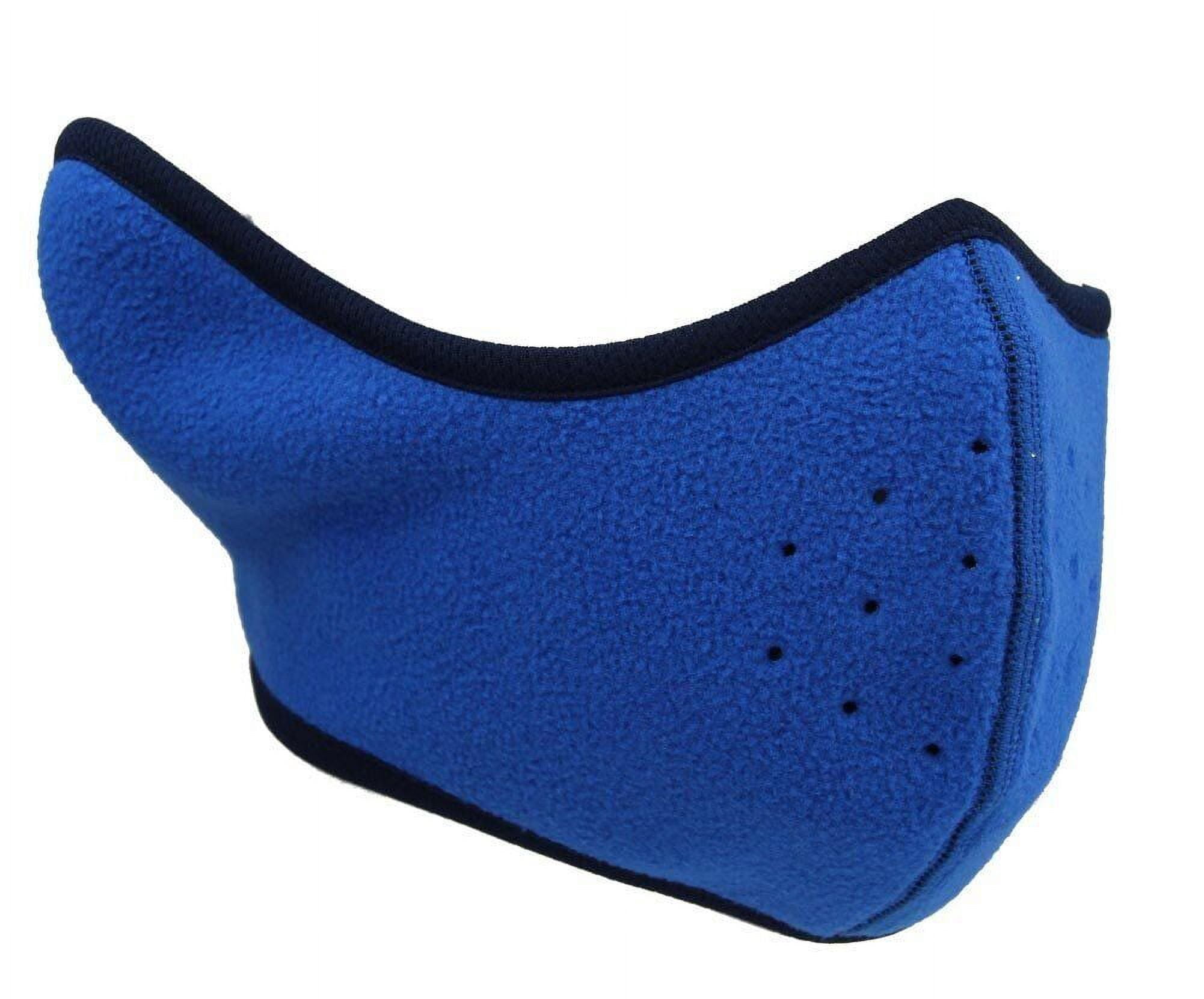 Winter Windproof Ski Mask Thermal Fleece Ear Warm Half Face Mask for ...