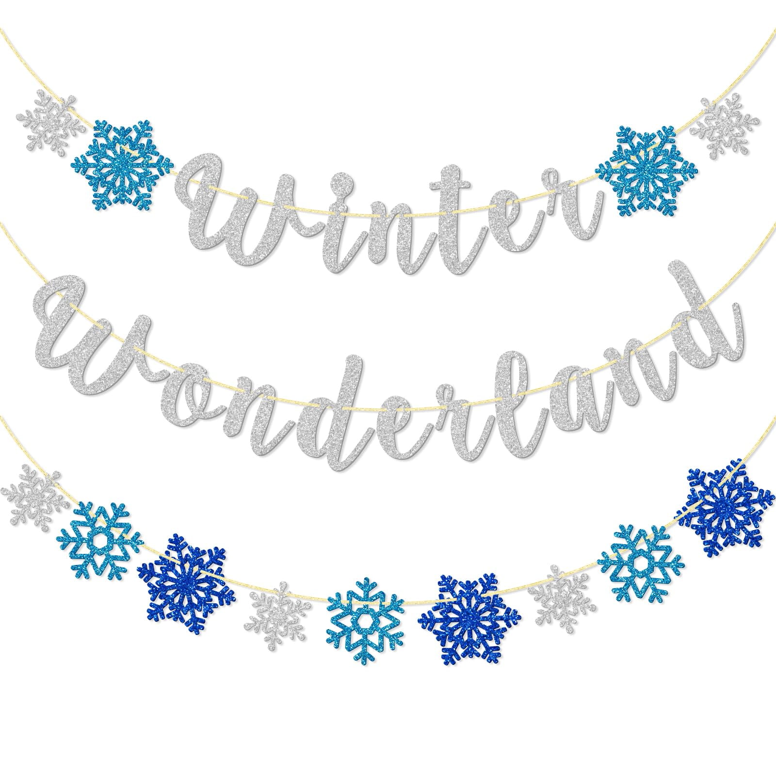 Winter Wonderland Banner, Winter Wonderland Party Decorations, Winter ...