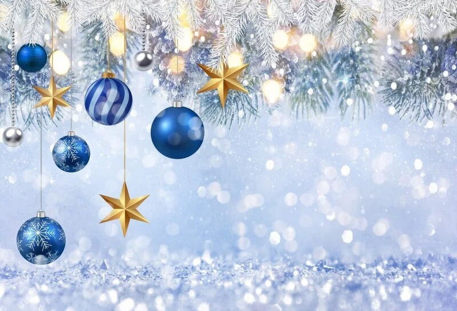 Winter Wonderland Christmas Backdrop Winter Snowflakes Glitter Sparkle ...