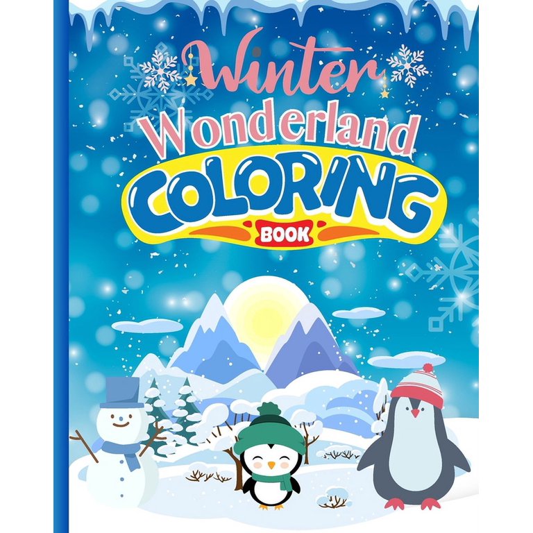 children winter coloring pages