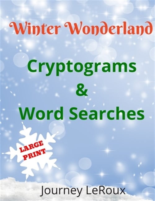Winter Wonderland: Cryptograms and Word Searches - Walmart.com