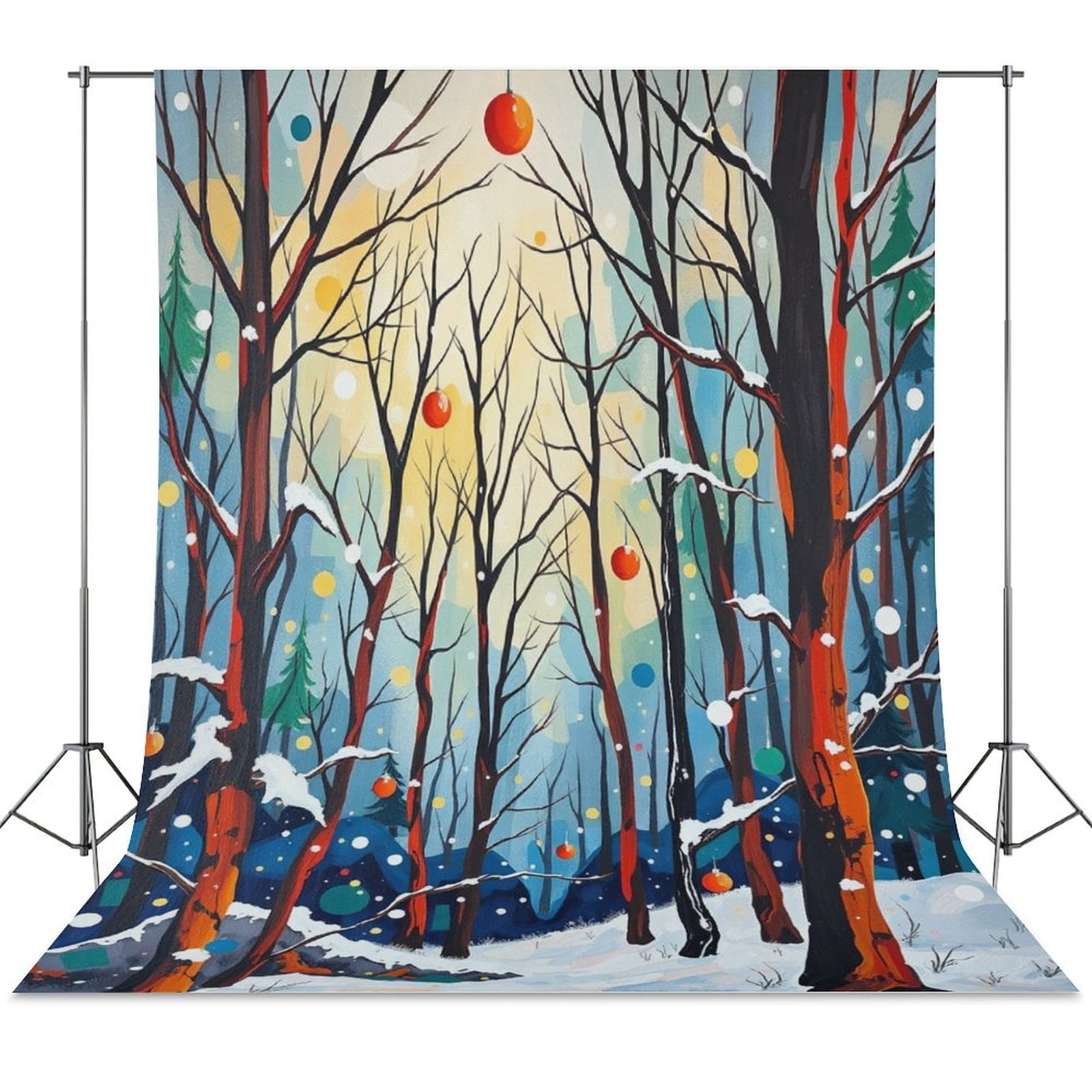 Winter Wonderland Magic Party Backdrop Birthday Decoration Backgrounds ...