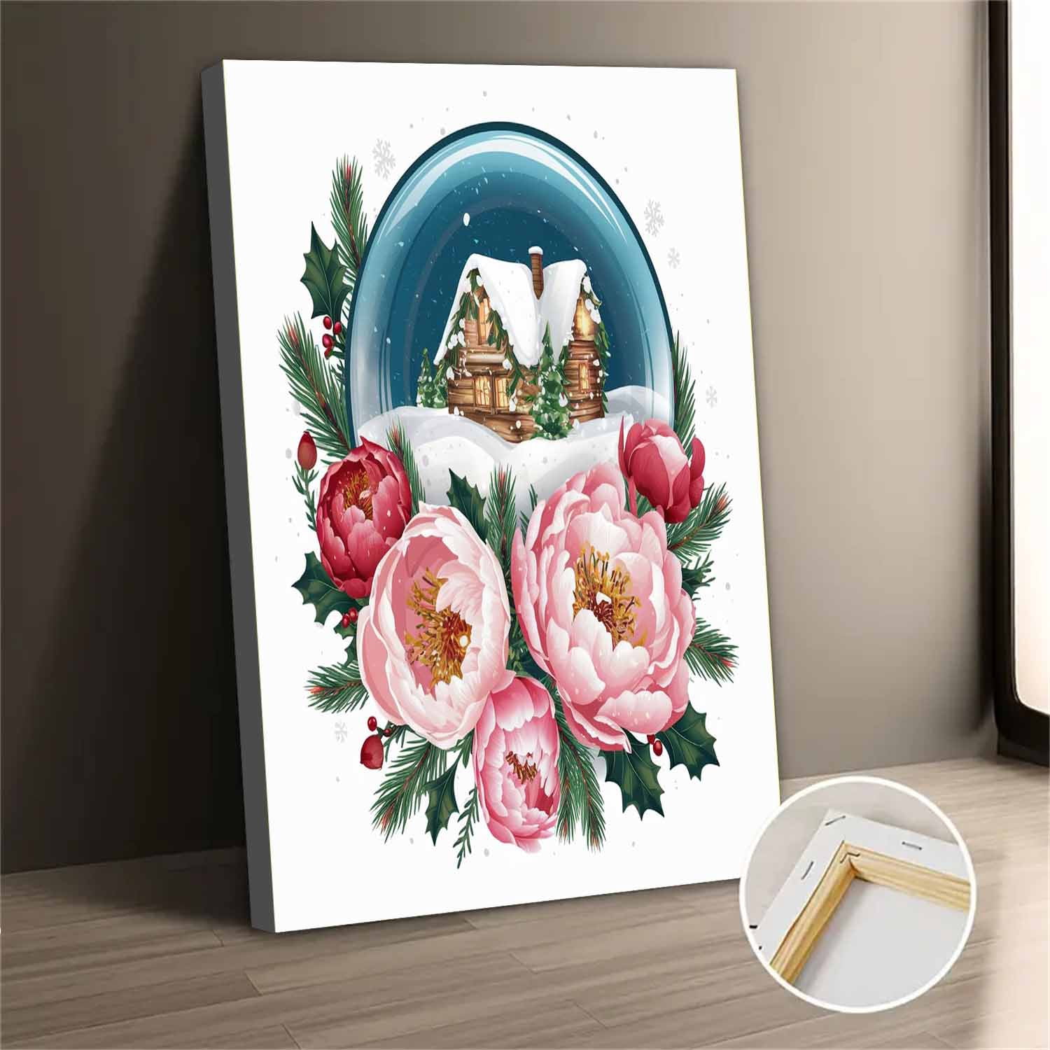 Winter Wonderland Snow Globe Canvas Wall Art - Walmart.com