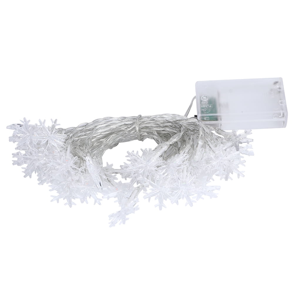 Winter Wonderland Snowflake String Lights, Snowflake LED String Light ...