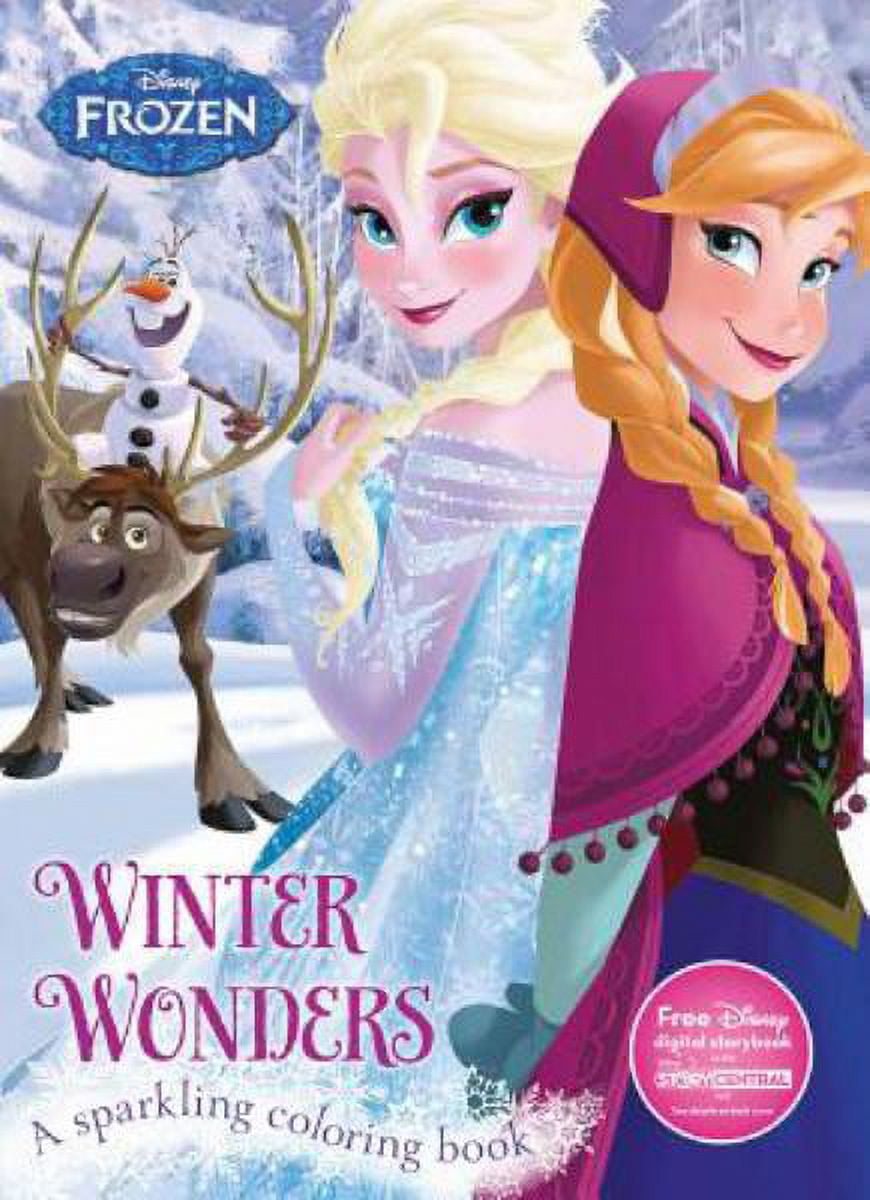 Winter Wonders Sparkling Coloring Book (Disney Frozen ) - Walmart.com