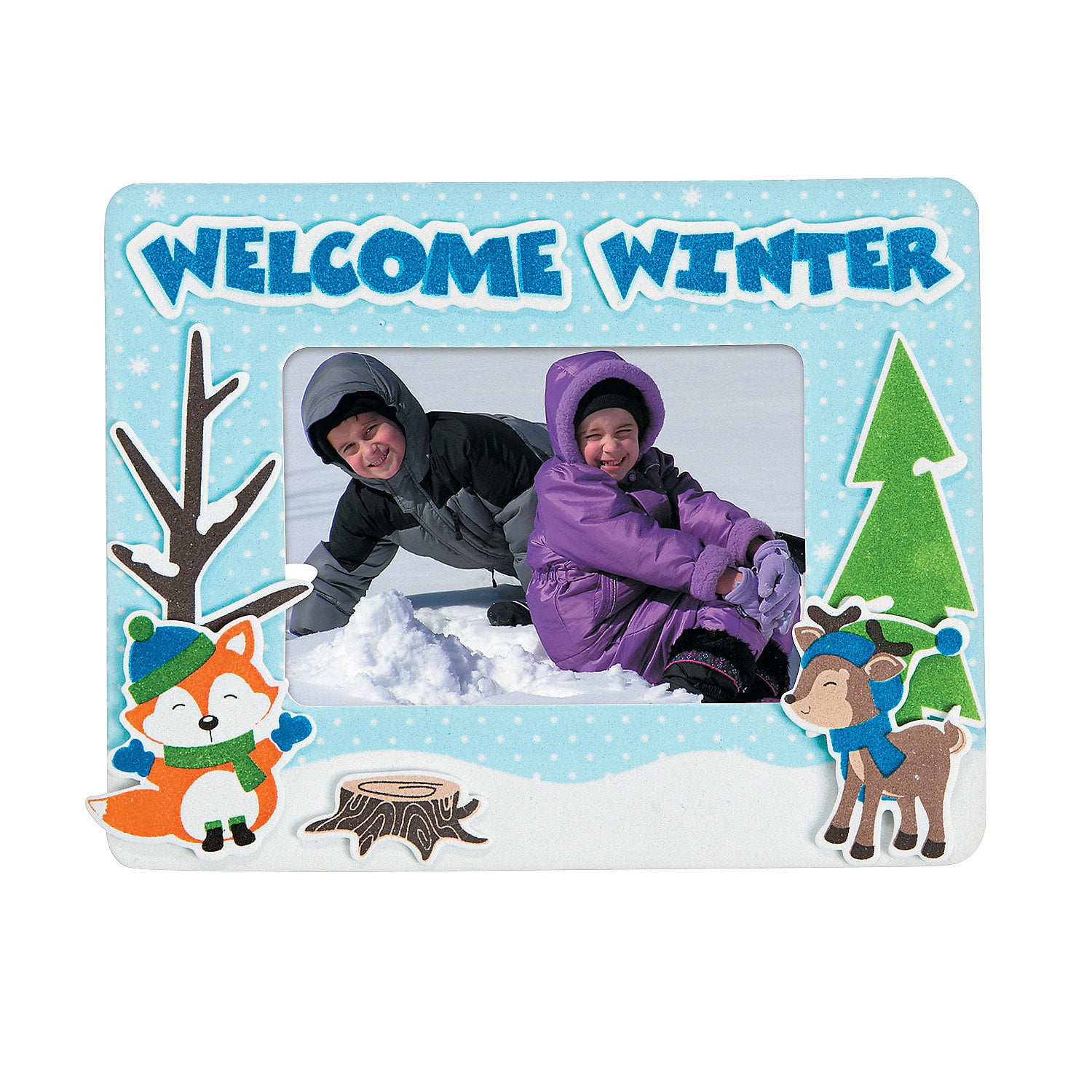 Winter Woodland Pic Mag Frame 12 - Craft Kits - 12 Pieces - Walmart.com