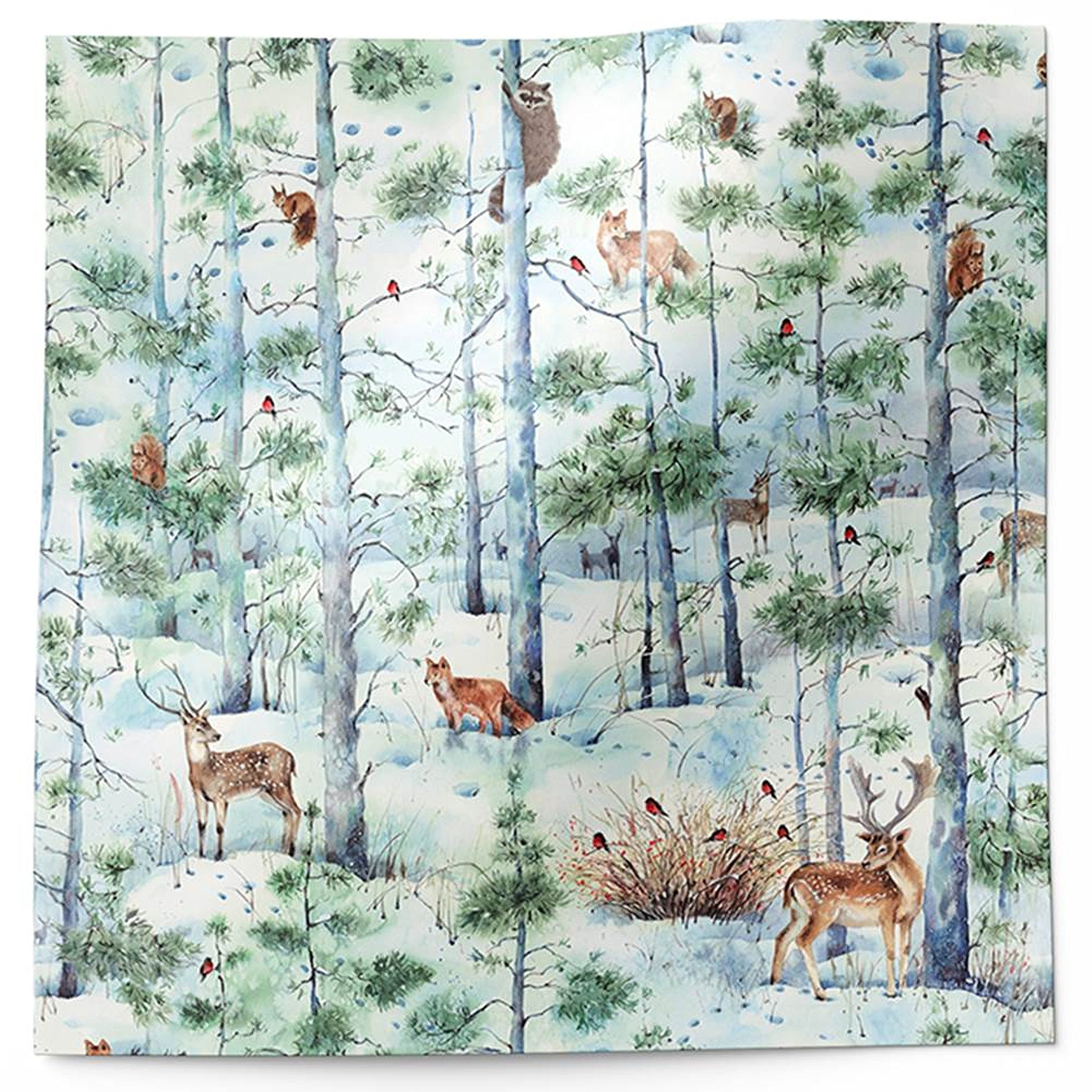 Winter Woodland Tissue Paper - 20in. X 30in. Sized Sheets - 12 Sheets ...