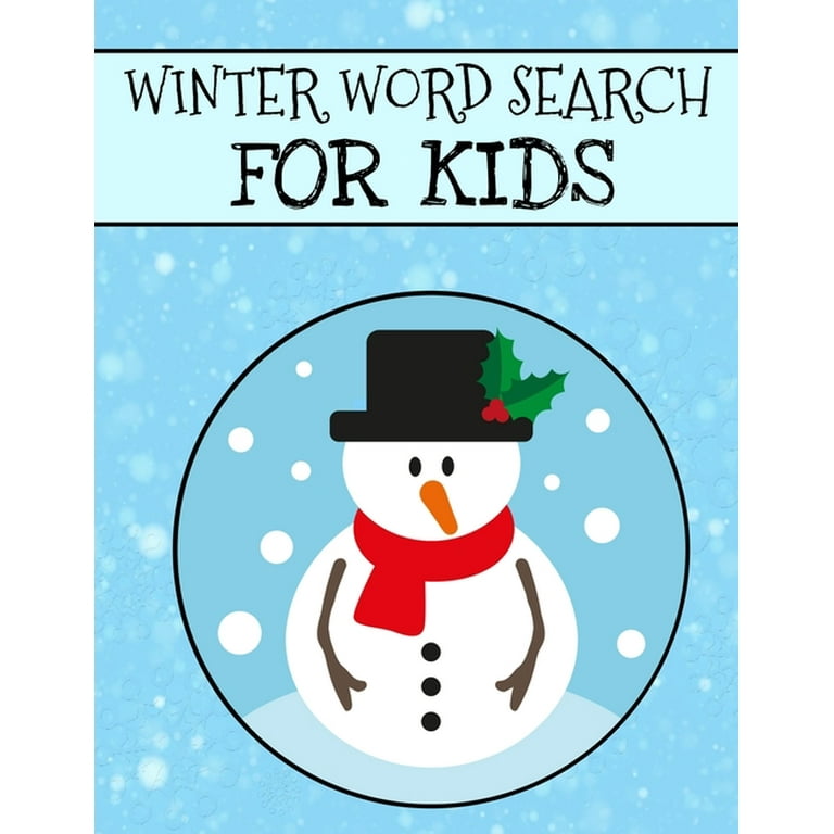 Winter Word Search Puzzles For Kids