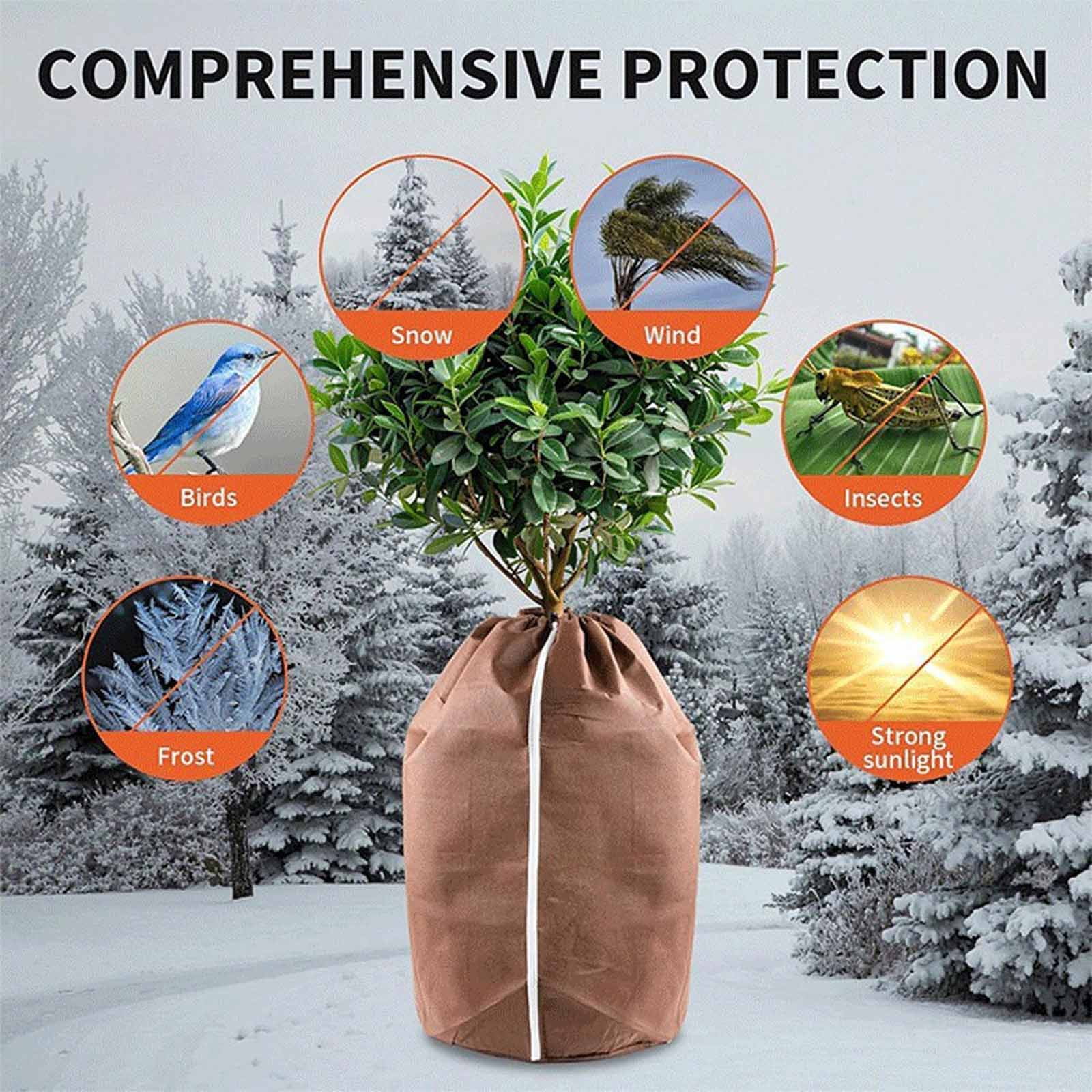 Winter Zipper Plant Covers - Warm Plant Protection Cover Bags, Frost ...
