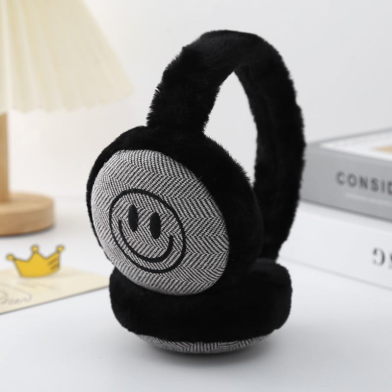 Winter cartoon plush earmuffs for students, children, cute ear ...