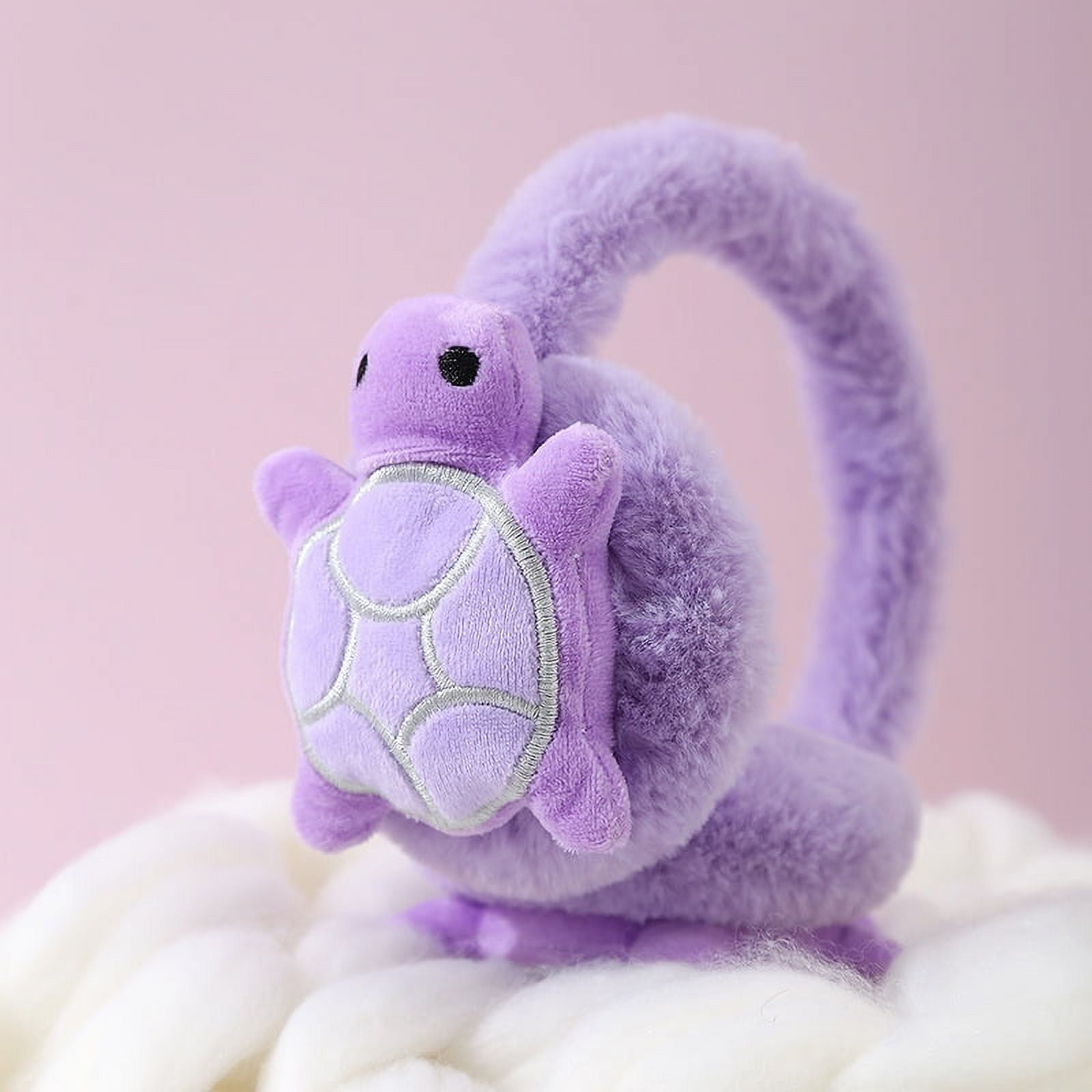 Winter cartoon plush earmuffs for students, children, cute ear ...