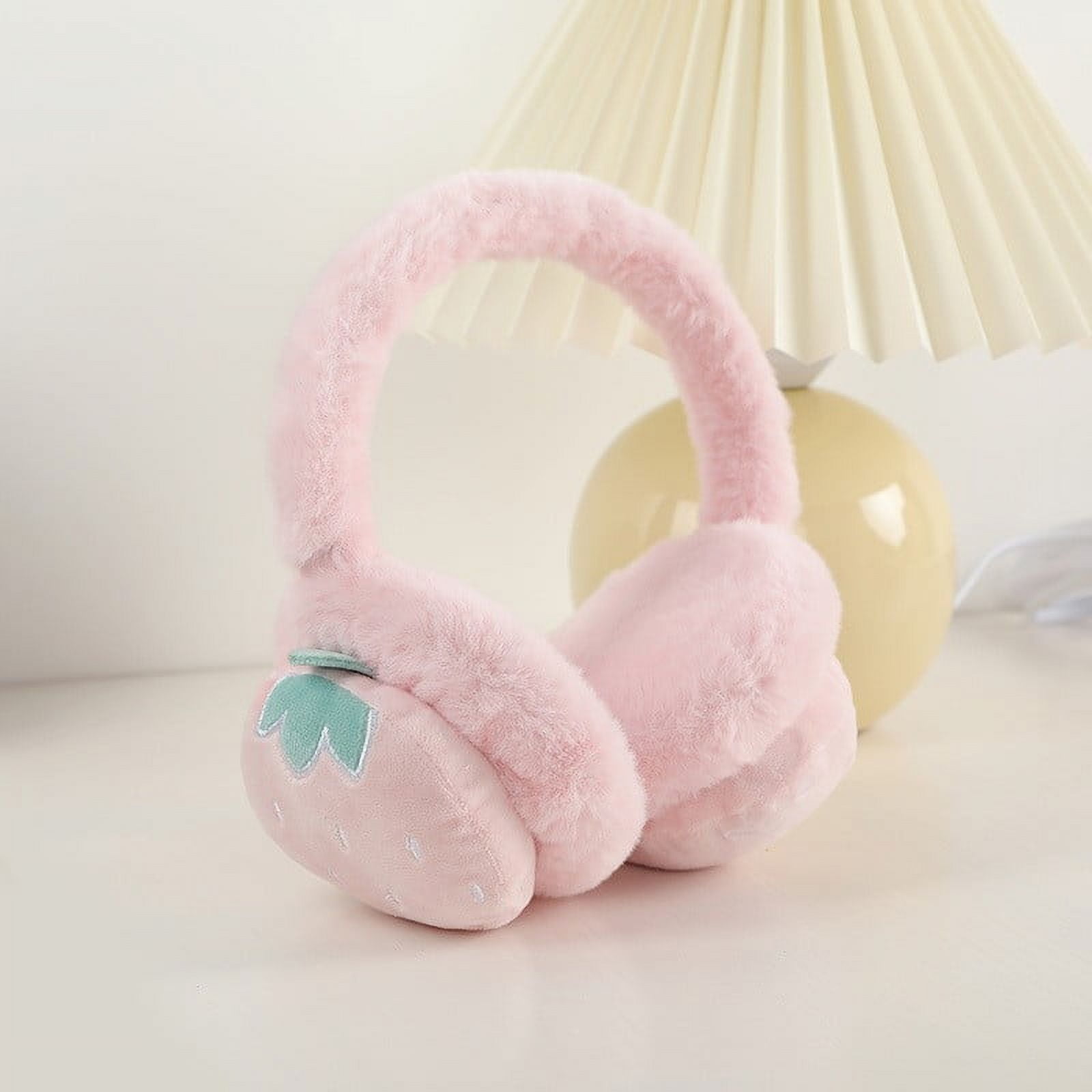 Winter cartoon plush earmuffs for students, children, cute ear ...