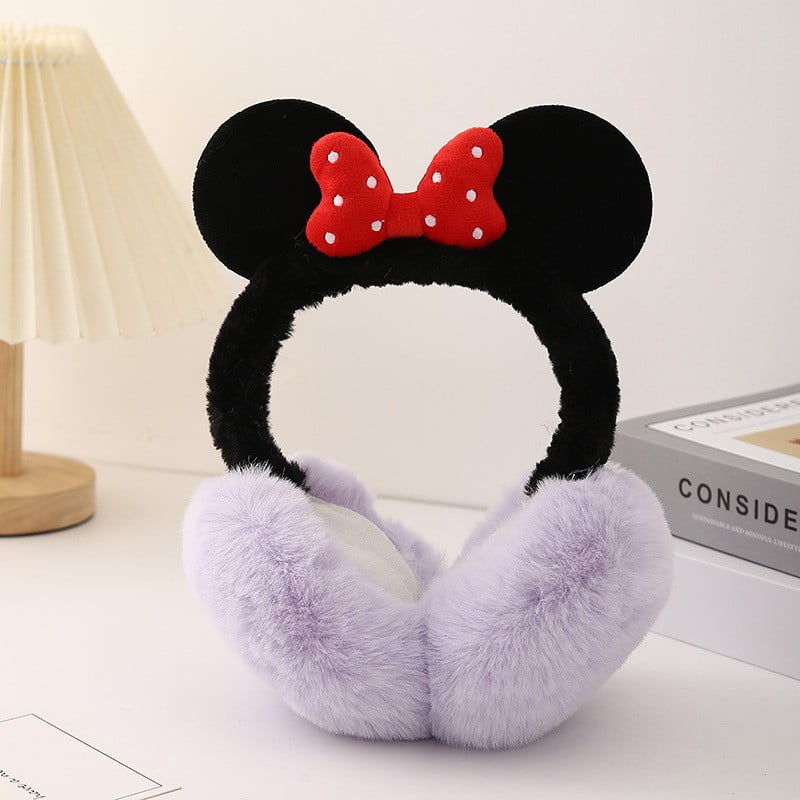 Winter cartoon plush earmuffs for students, children, cute ear ...
