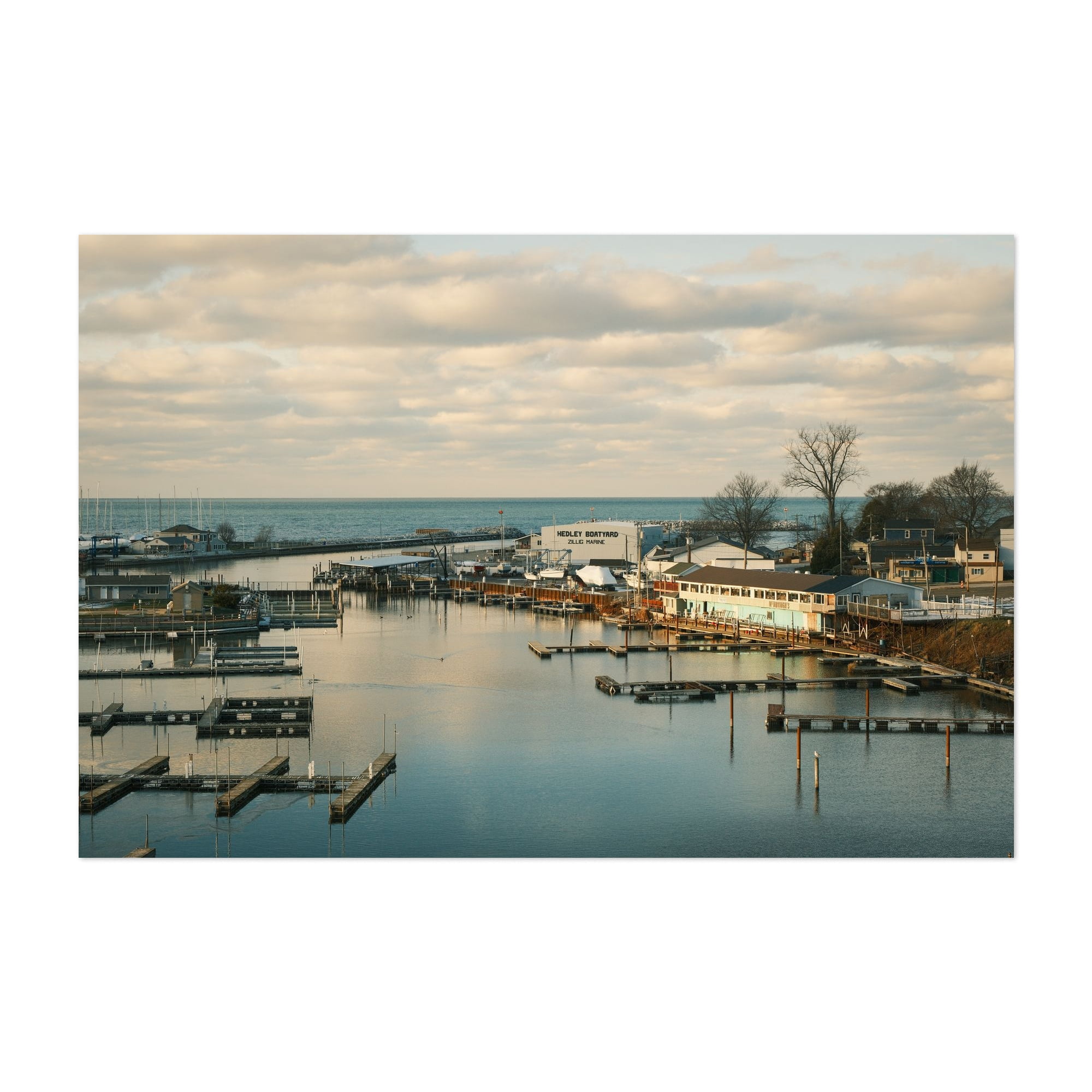 Winter in Olcott - Olcott New York Photography Harbor Maritime Port ...