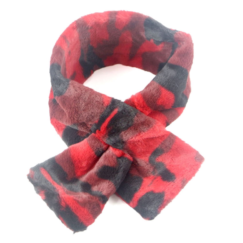 Winter plush thick student warm scarf camouflage scarf - Walmart.com