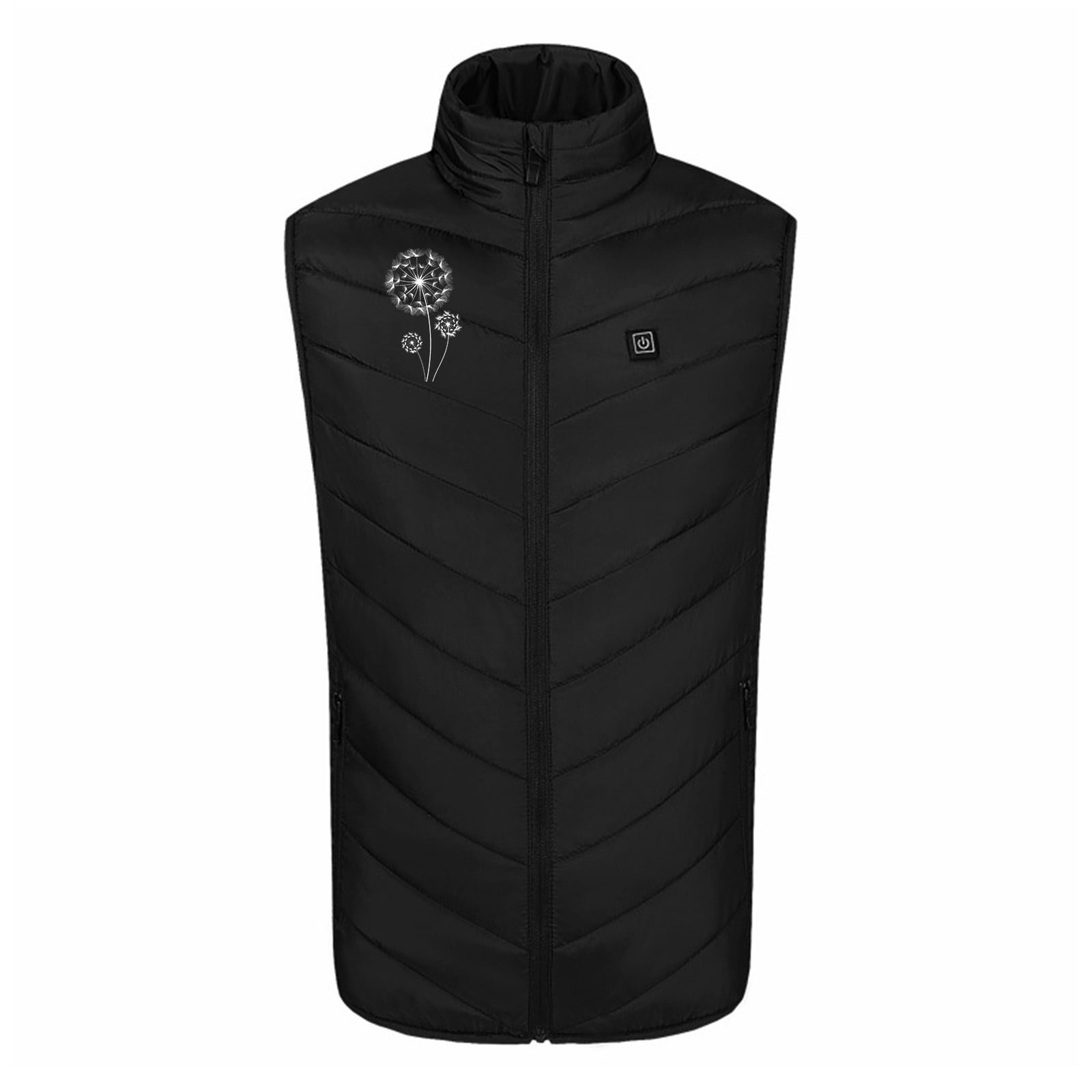 Winter pstuiky Heated Vest, Unisex General Winter Vest Four Zone USB ...