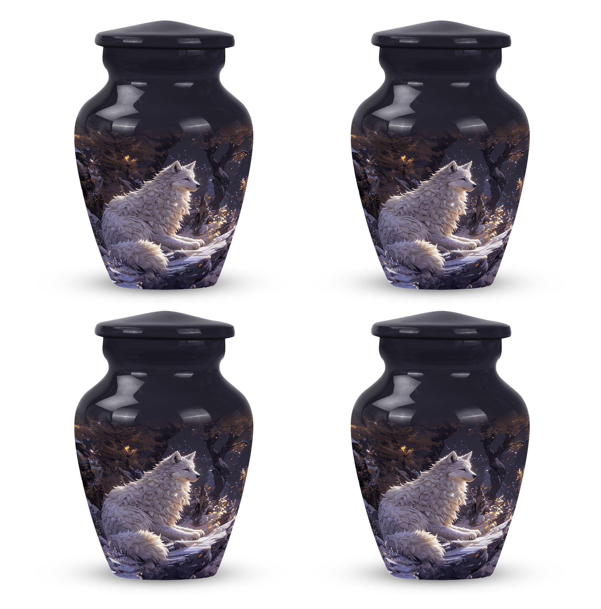 Winter's Whisper Cremation Keepsakes For Ashes - Memorial Urns For ...