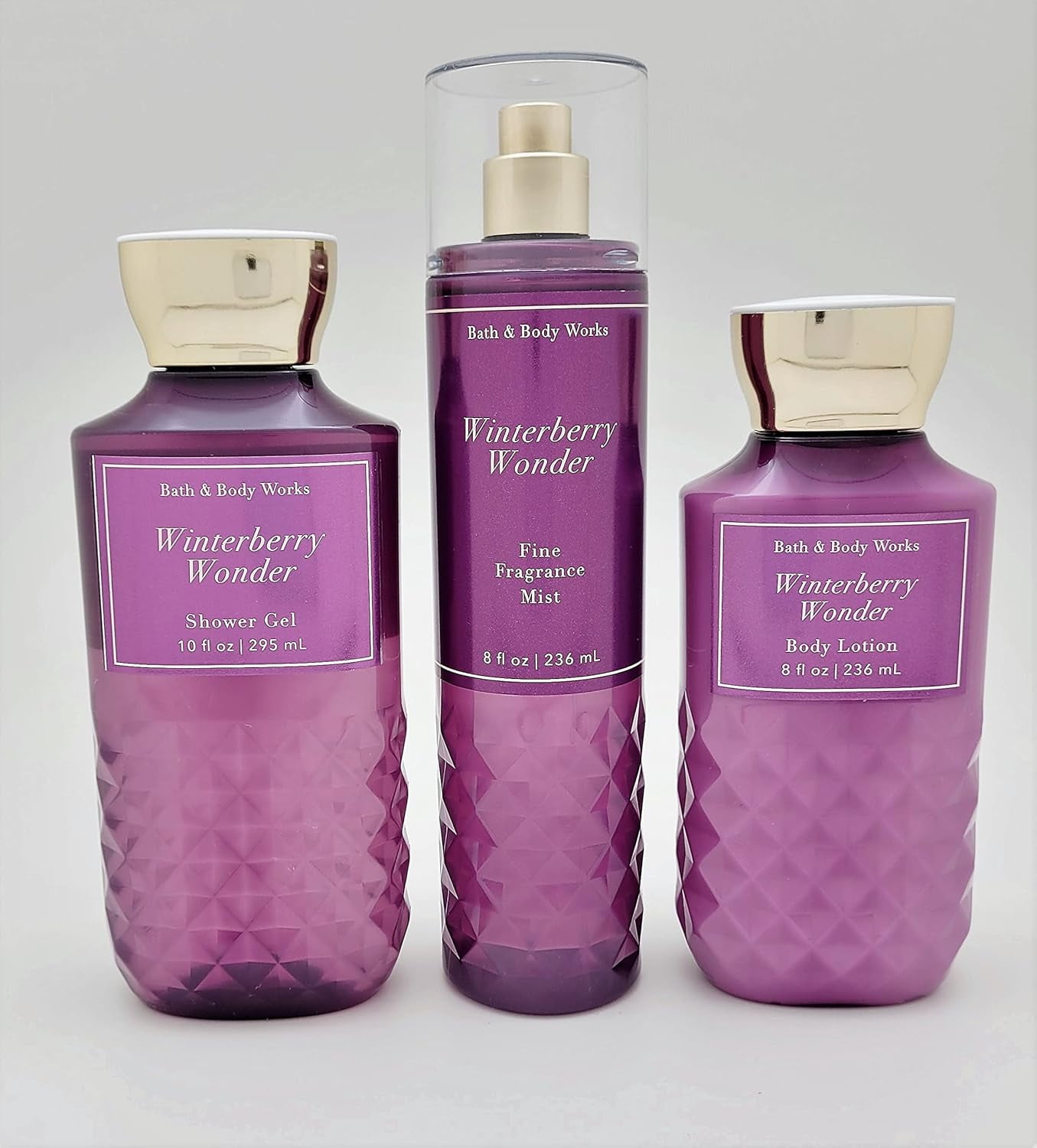 Winterberry Wonder - 3 pc Bundle - Shower Gel, Fine Fragrance Mist and ...