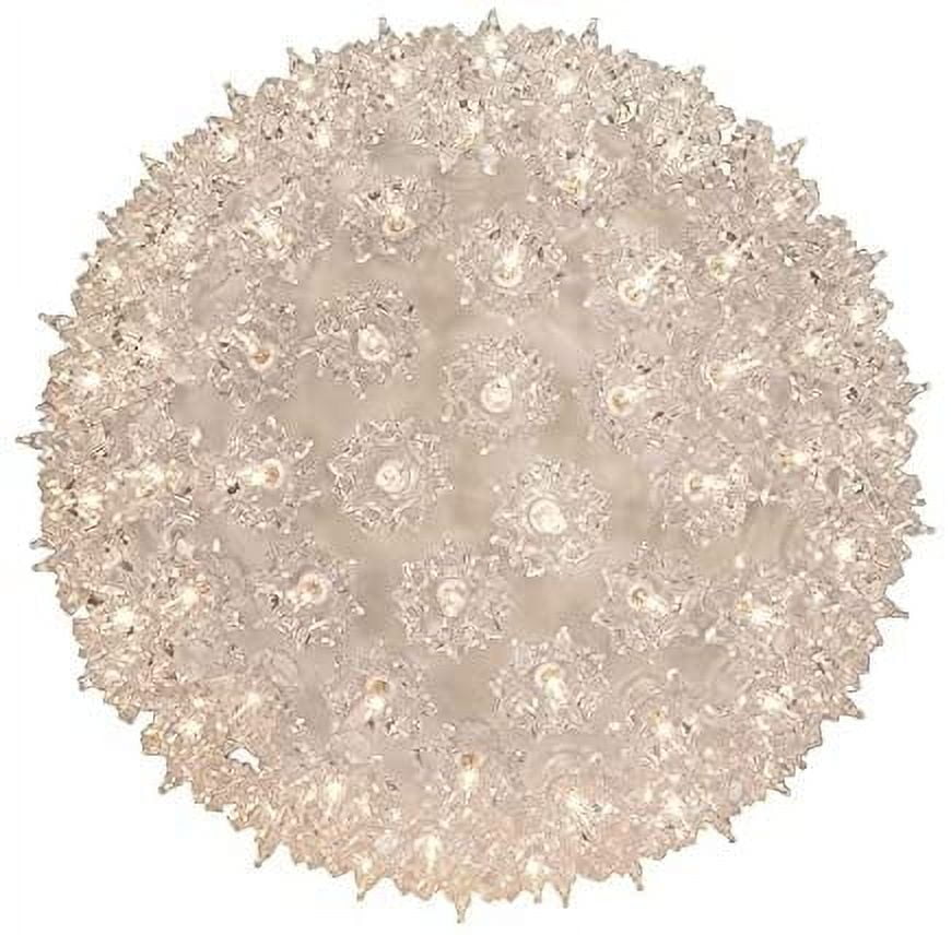 Wintergreen Lighting 10 Inch Clear Starlight Sphere, 150 Lights, Indoor ...