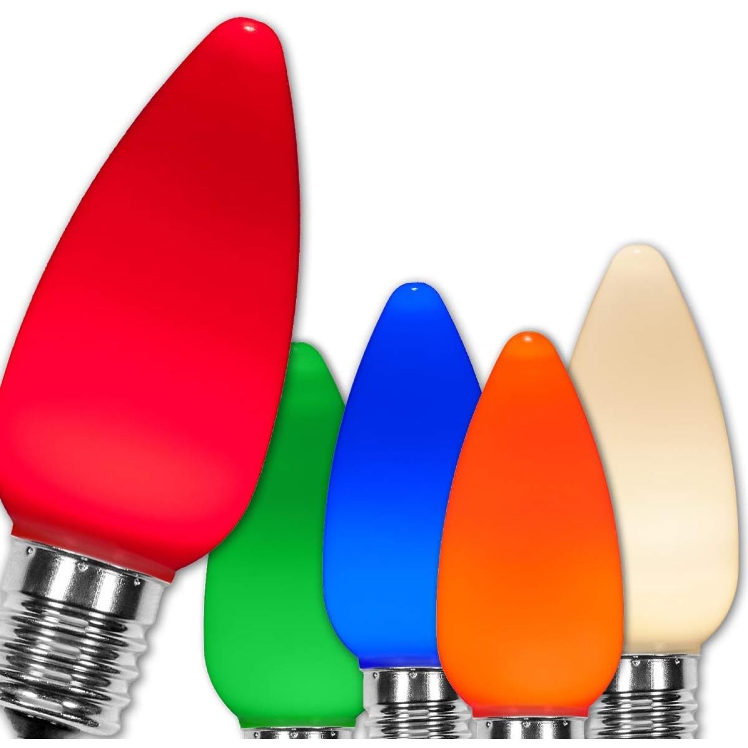 Wintergreen Lighting 25 Pack OptiCore C9 LED Christmas Light Bulbs ...