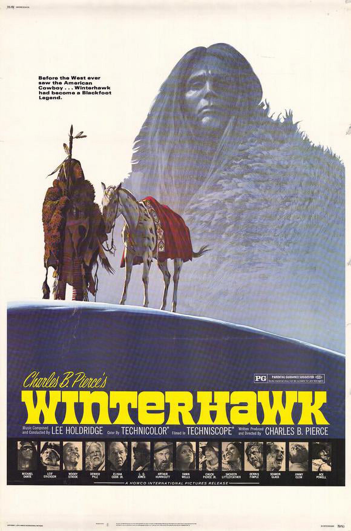 Winterhawk - movie POSTER (Style A) (27" x 40") (1975) - Walmart.com