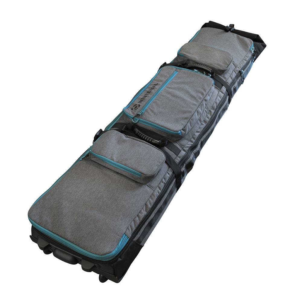 Winterial Expandable Rolling Double Snowboard Ski Travel Storage Bag ...