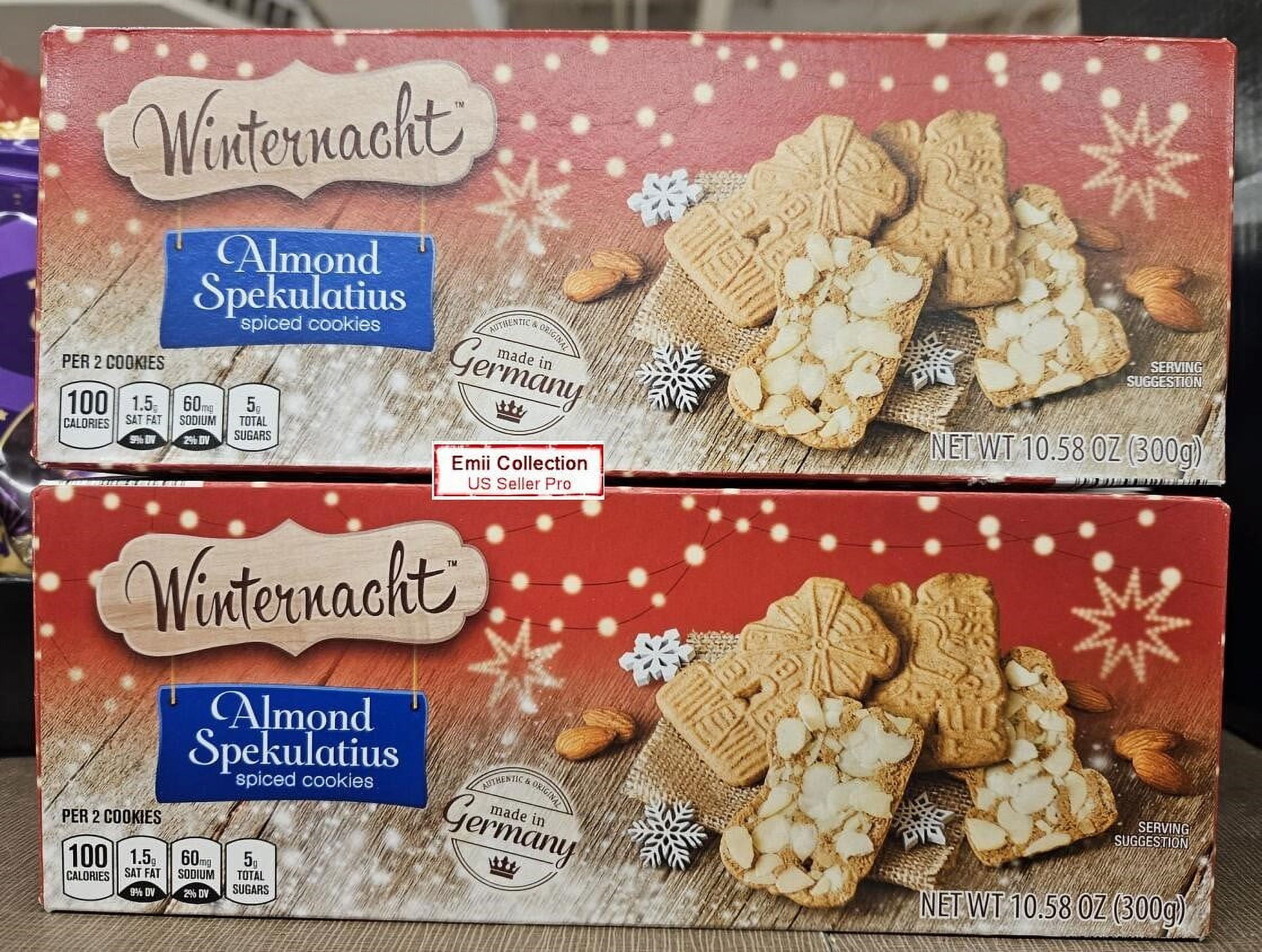Winternacht Almond Spekulatius Spiced Cookies 10.58oz 300g (2 Boxes ...