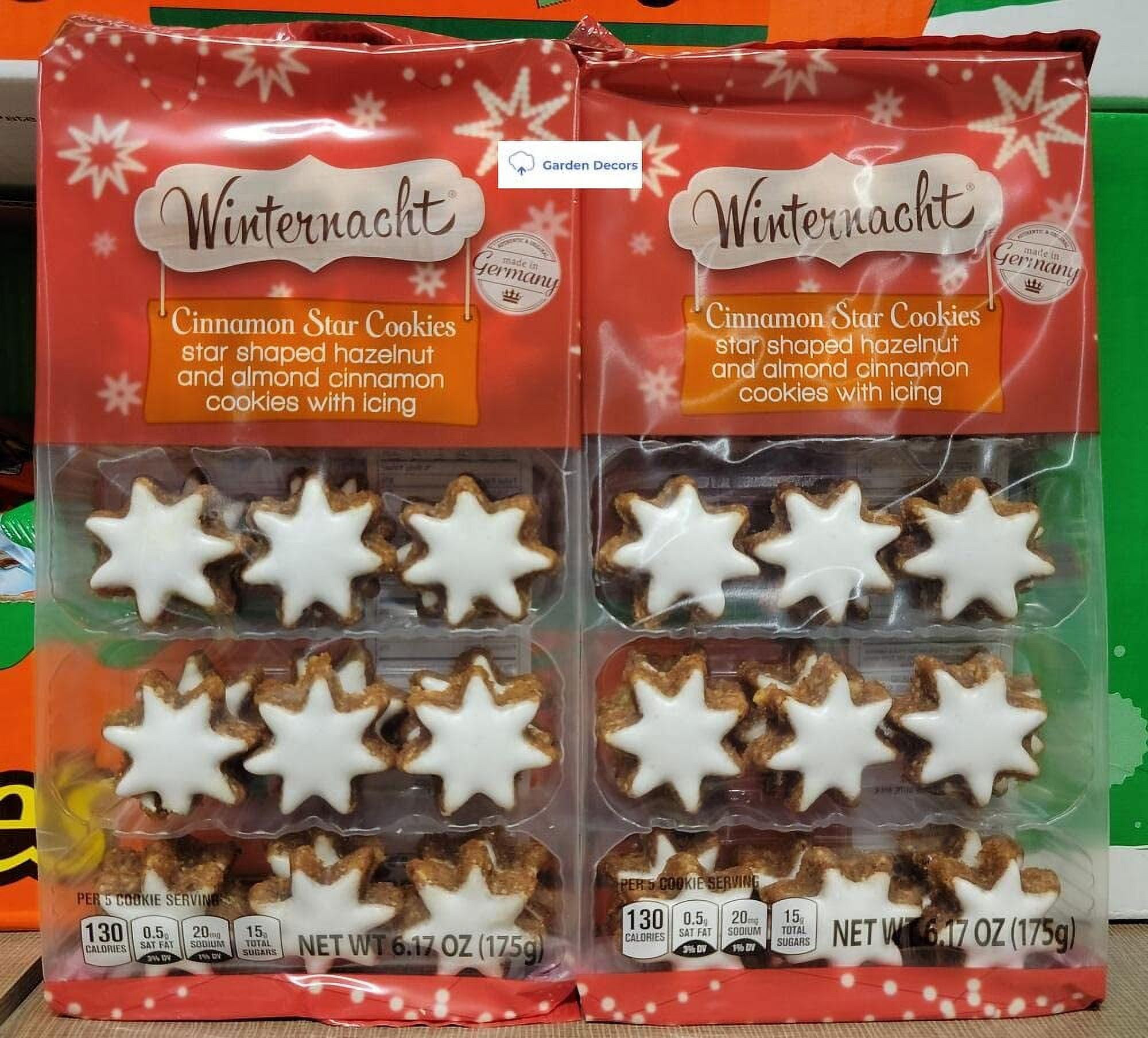 Winternacht Cinnamon Star Cookies DNF2 6.17oz 175g (Two Bags) - Walmart.com