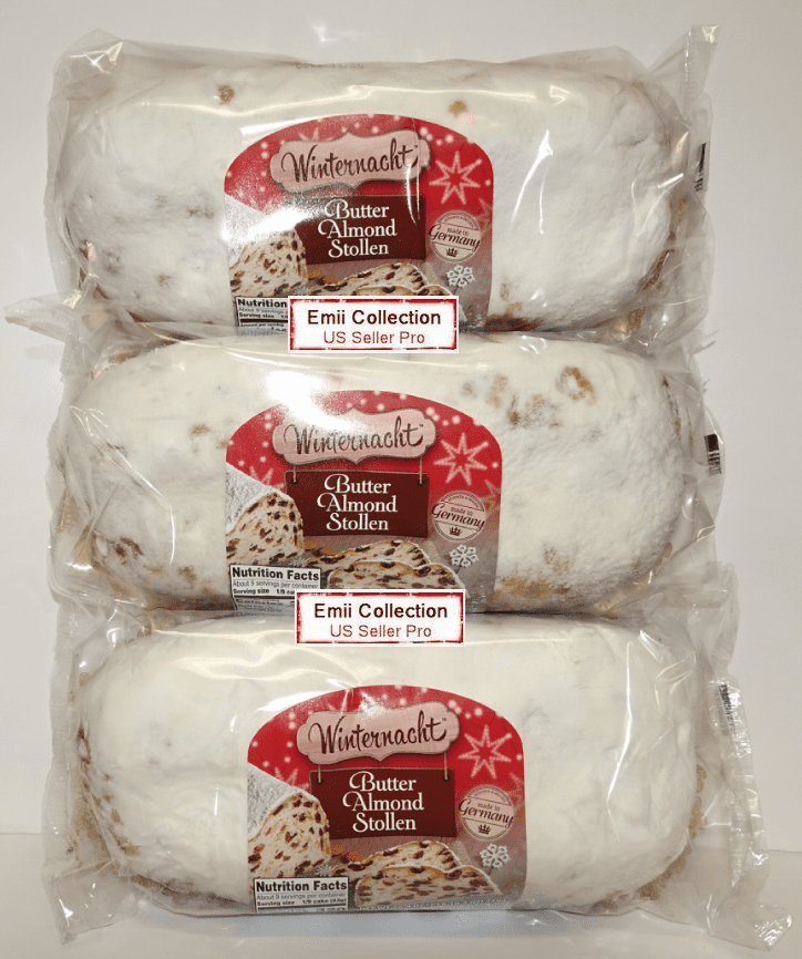 Winternacht German Stollen Butter Almond 26.4oz 750g (3 Bags) - Walmart.com