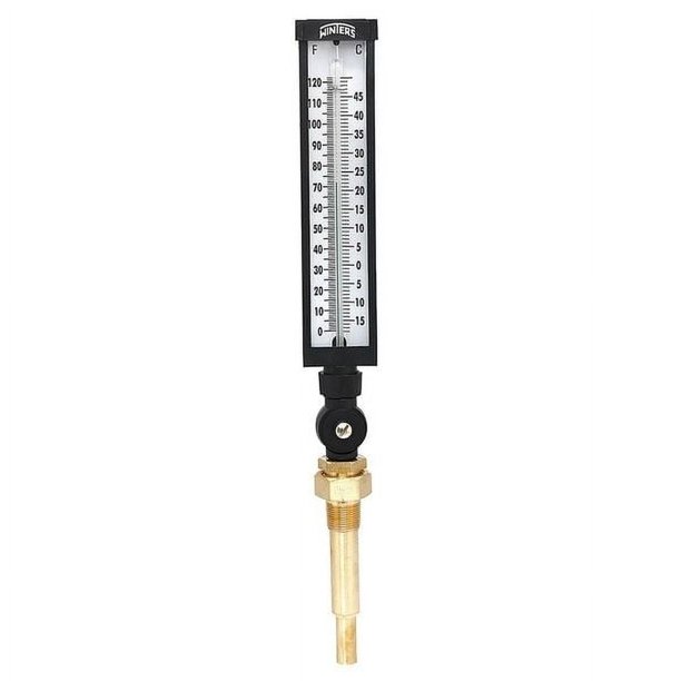 Winters Thermometer,Analog,0 to 160F,3/4" NPT TIM103LF. - Walmart ...