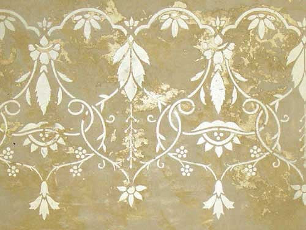 Winterthur Embossed Philadelphia Border Wall Stencil SKU #W030E by ...