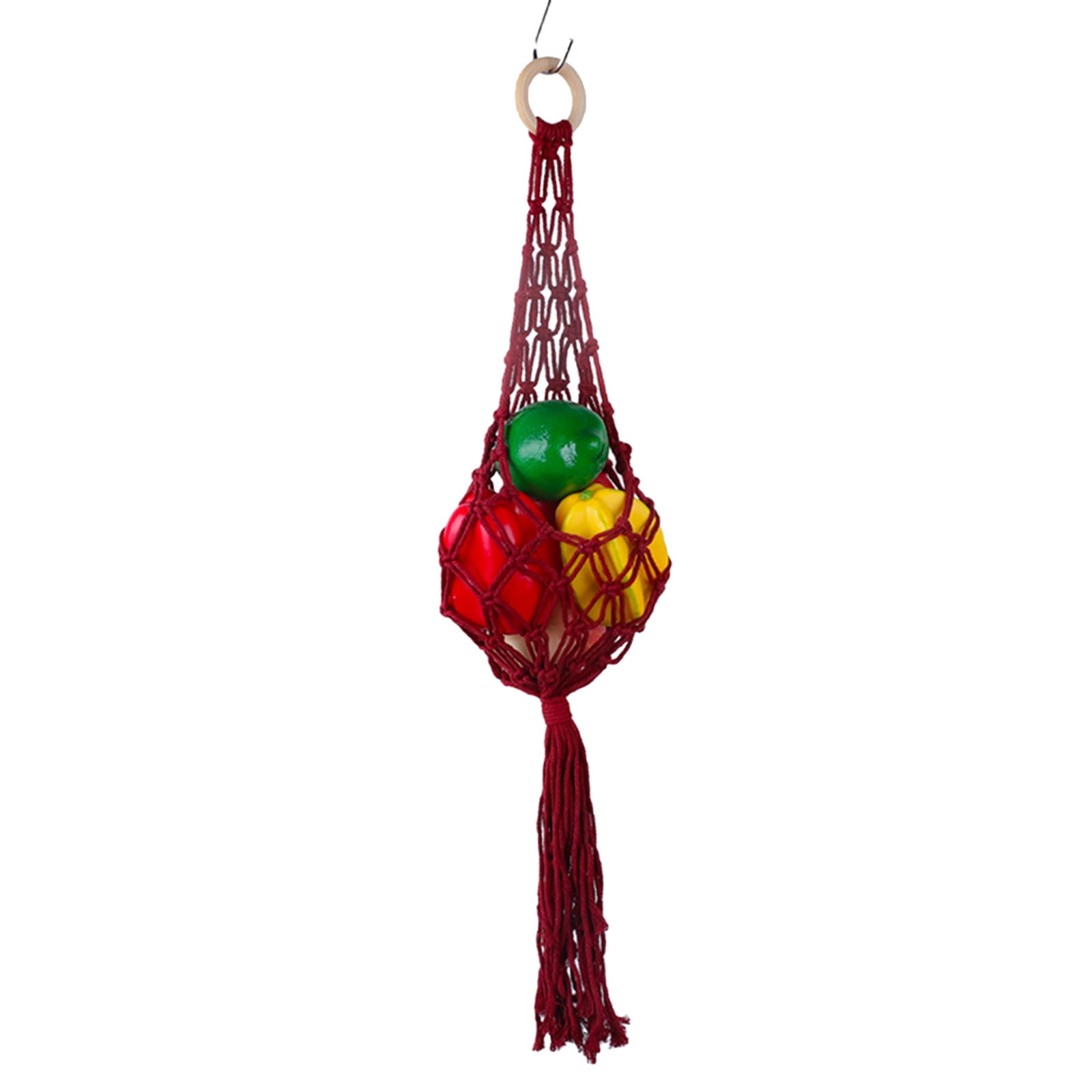 Winty Home Textile Storage,Macrame Fruit and Vegetable Mesh Net for ...
