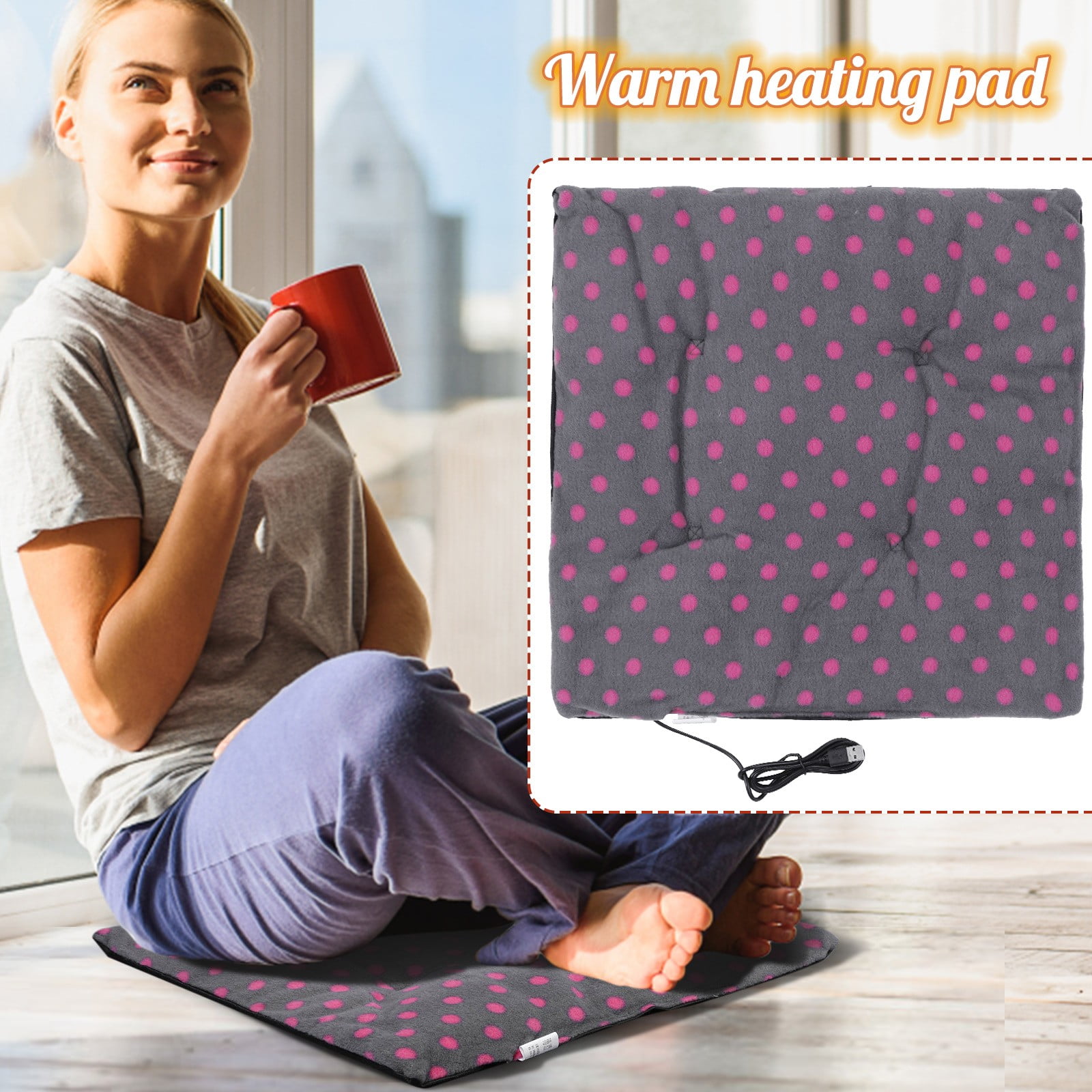 Winty Seat Pads,Seat Cushions,Usb Heating Pad Car Seated Cover ...