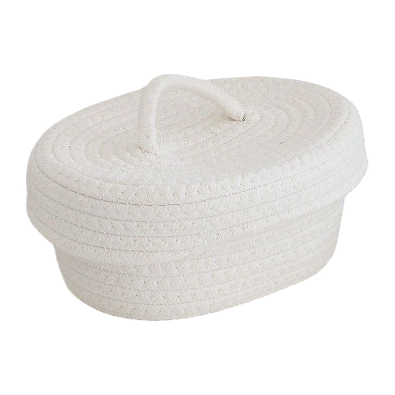 Winty Storage Bin,Storage Containers,Oval Baskets with Lids Decorative ...