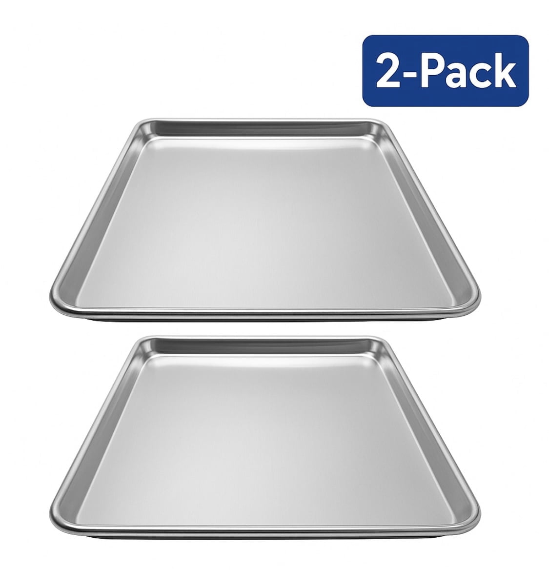 Winware ALXP-1318 Aluminum Sheet Pan, 13 x 18 Inch, 2-units - Walmart.com