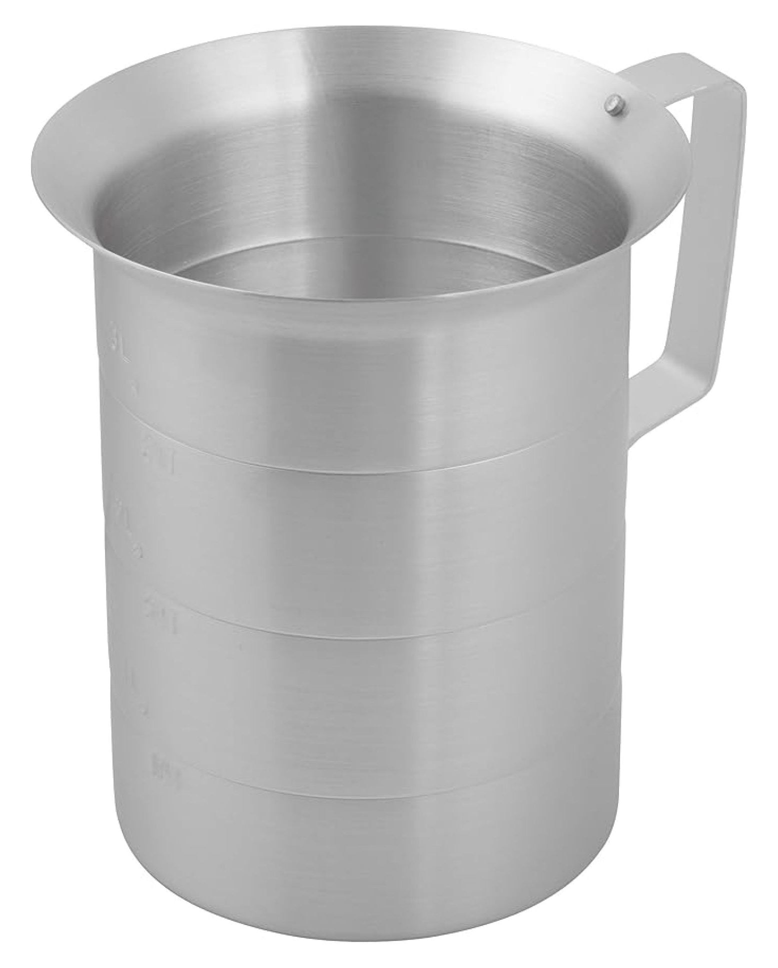 Winware Aluminum Measuring Cup 4 Quart - Professional Kitchen Liquid ...
