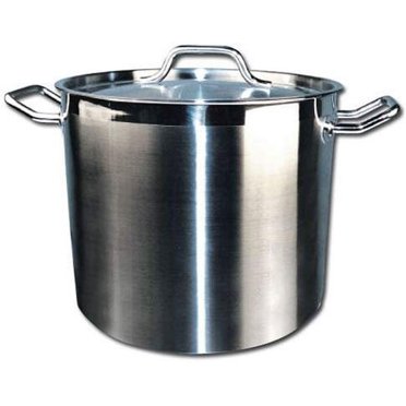 Winware SST-40 Stainless Steel 40 Quart Stock Pot with Cover - Walmart.com